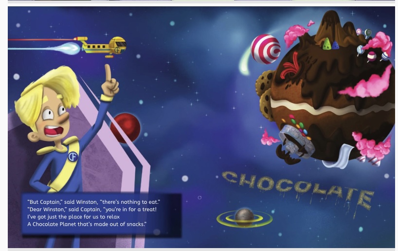 Children’s Book Review- Captain Fantastic and the Chocolate Planet ...